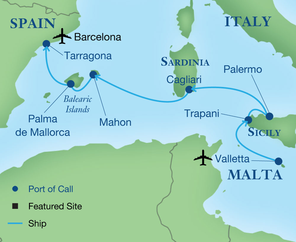 Cruising the Mediterranean: Sicily, Sardinia, and Mallorica ...